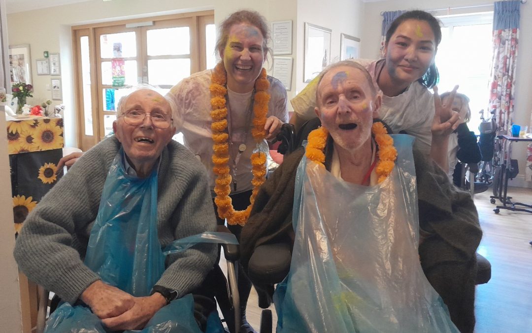 The colourful week of Holi at Hill House - Hill House Nursing ...